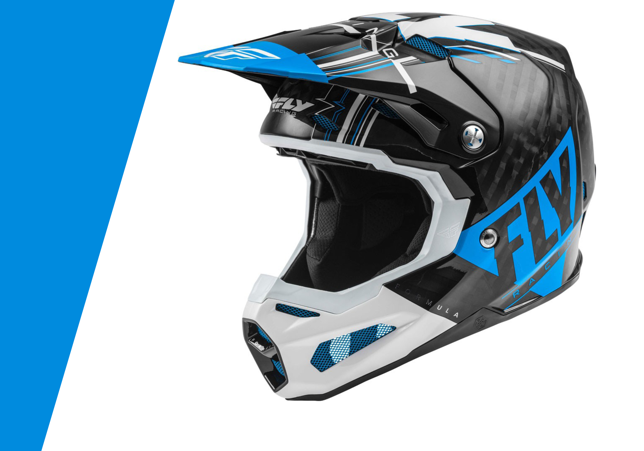 FLY RACING "Formula Vector Carbon" HELM - Motovated Mag Motocross